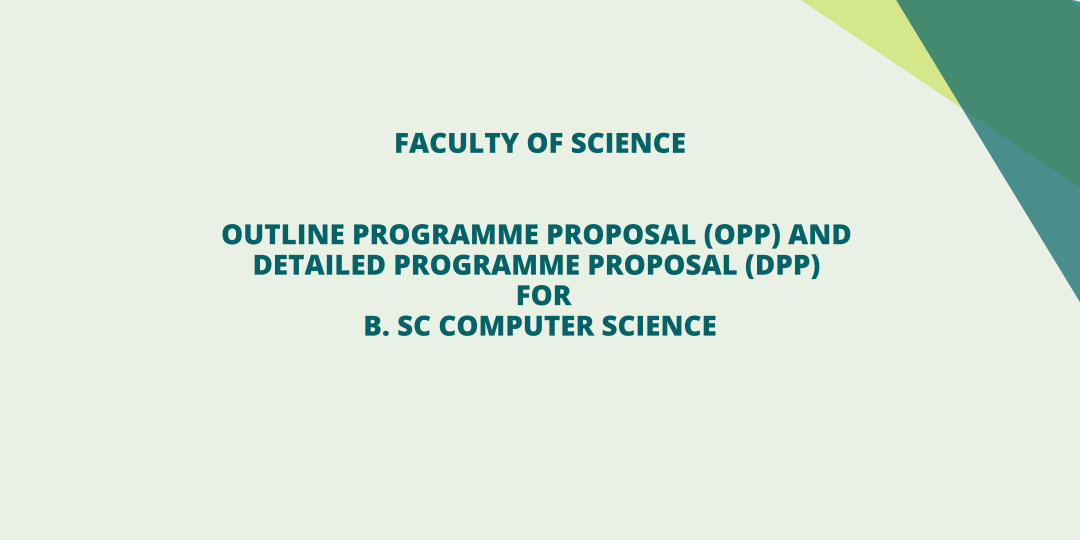 B Sc Computer Science Faculty Of Science